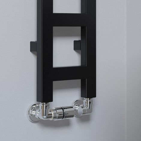 Terma Easy Designer Bathroom Heated Towel Rail Radiator Matt Black 1600 ...