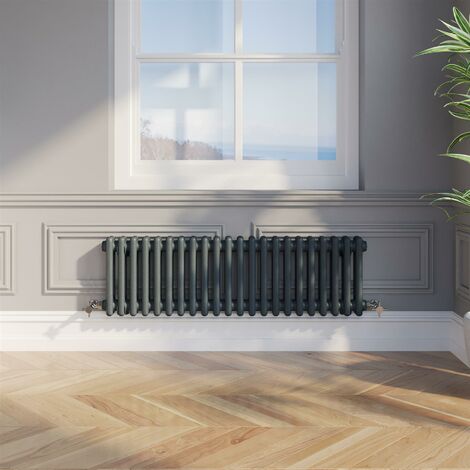 300 x 1010mm Double Horizontal Traditional Colosseum Anthracite Column ...