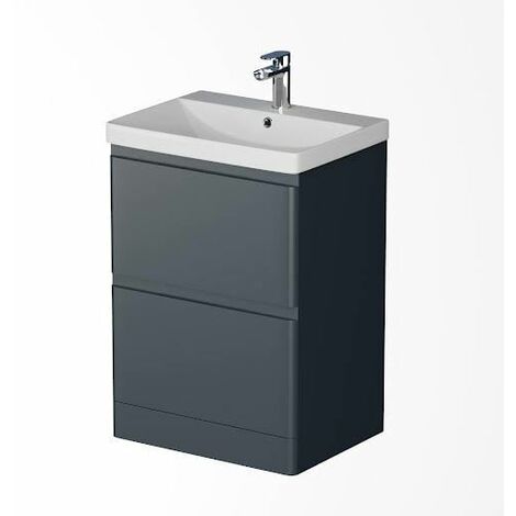 Floorstanding Bathroom Vanity Unit Basin Sink Storage Furniture Cabinet ...