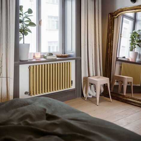 Brass Horizontal Designer Radiator Oval Column Central Heating ...