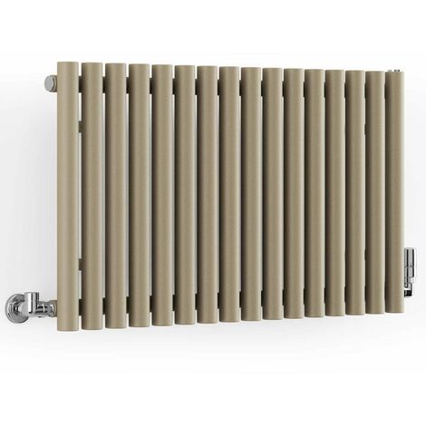 Mocha Horizontal Designer Radiator Oval Column Central Heating ...