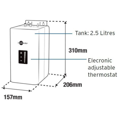 InSinkErator 45094 Boiling Hot Neo Water Tank and Filter Installation Pack