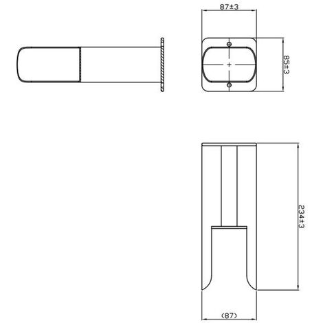 Traditional Style Radiator Leg Supports Double Bar Oval Panel ...