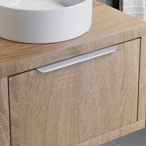 Vitusso 350mm Handle For Garda Vanity Unit Space Grey Modern Bathroom