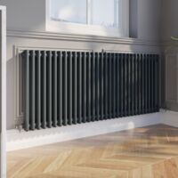 600 x 1460mm Double Horizontal Traditional Colosseum Anthracite Column ...