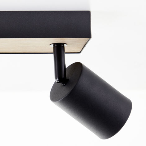 Spot de plafond orientable Jello Wood pour eclairer un angle sombre ...
