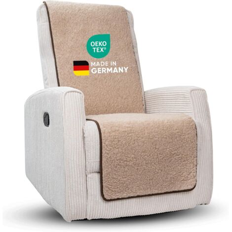 Housse de fauteuil relax sans accoudoirs Novaliv protège assise