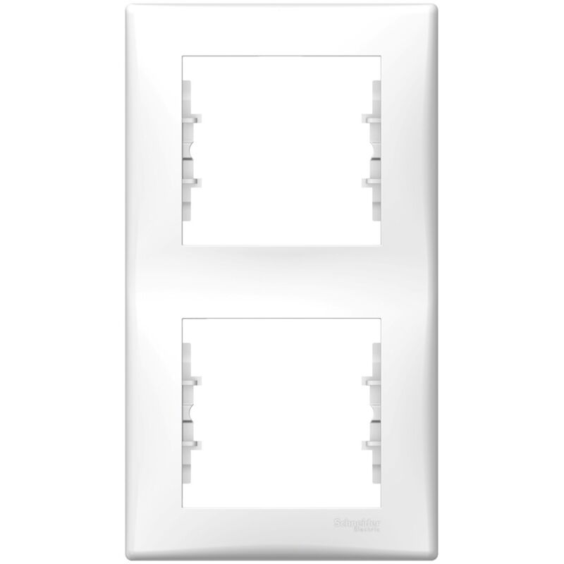 Cornice bianca verticale Sedna a 2 moduli