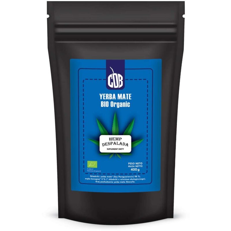 Yerba Mate Hemp Despalada Bio 400 G - Mate Verde Biologico