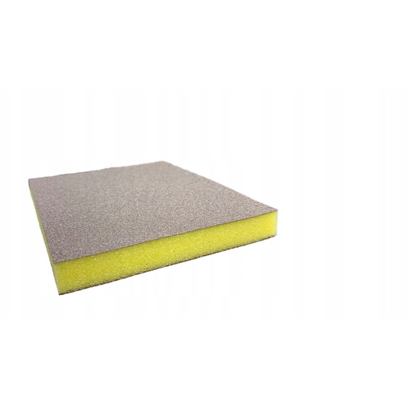 Spugna abrasiva Indasa FINE (gialla) bifacciale 98x120x13