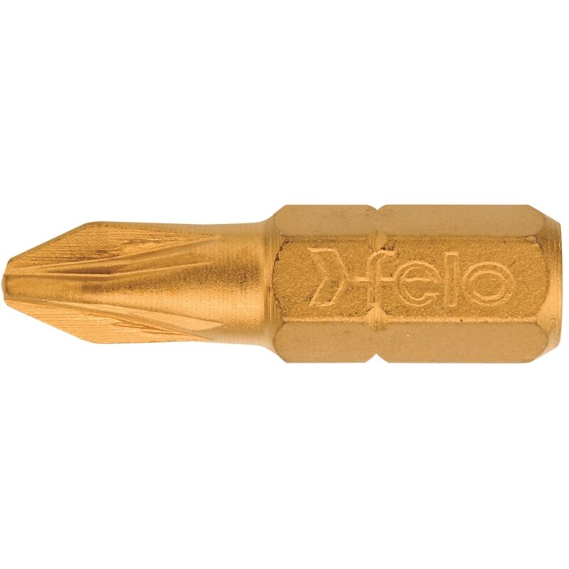 Punta a croce tedesca PROFESSIONALE PZ 2 FELO - 25 mm / TIN