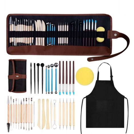 Set di 37 strumenti XXL per la scultura in gesso e argilla