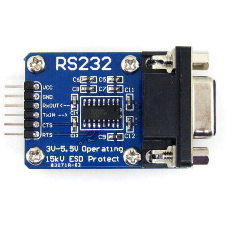 Convertitore da RS232 a UART TTL con chip SP3232 equivalente a MAX232