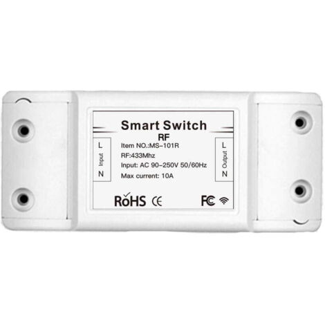 Relè 230V controllato da un radiocomando 433MHz
