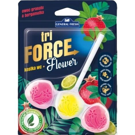 Blocco WC GENERAL FRESH TRI-FORCE FLOWER, granato, 45 g