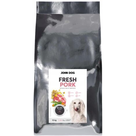 Cibo secco per cani ADULT FRESH PORK John Dog 12 kg