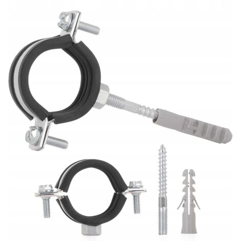 Fascetta metallica con gomma per tubi da 5/4" 38-43mm