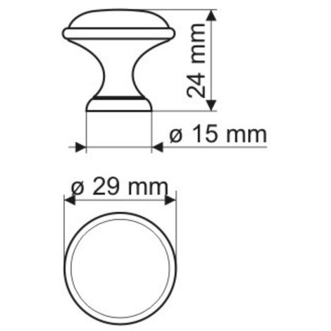 Pomello GP19, oro antico, porcellana MLK-4