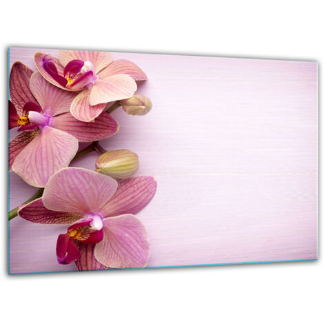Taglio di vetro tagliere temperati 30x22 fiori