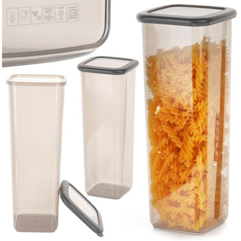 Contenitore da cucina per alimenti sfusi, caffè, zucchero, sale, pasta 2L