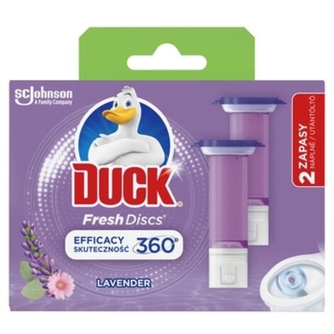 Ricarica dischetti di gel per WC Duck Lavanda Duo 2x36ml