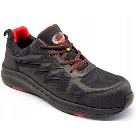 Scarpe da lavoro ESD scarpe antinfortunistiche con puntale S1PS kevlar ...