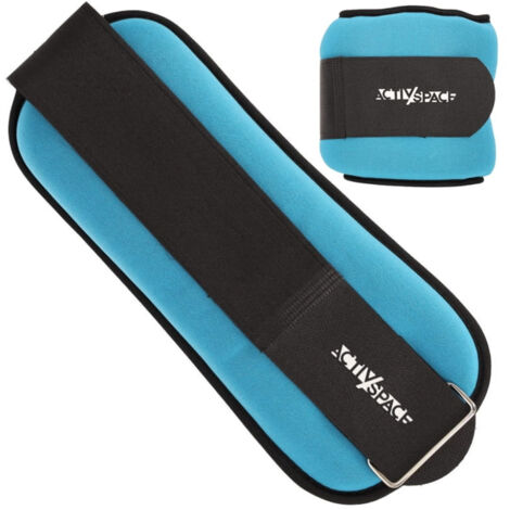 Pesi per caviglie e polsi, pesi per mani 2x1 kg - blu