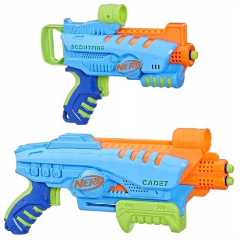 Nerf Elite Jr Ultimate Starter Set, 2 blaster in schiuma giocattolo ...