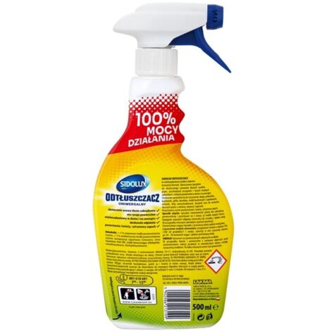 SIDOLUX sgrassatore universale con pompa spray, fresco profumo di ...