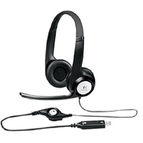 Logitech 981-000015 Clear Chat Comfort - Cuffia con microfono