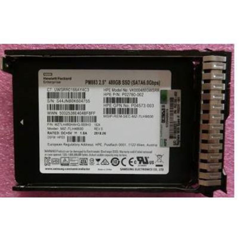 Unidad de estado sólido SATA HP Enterprise de 480 GB, P05320-001