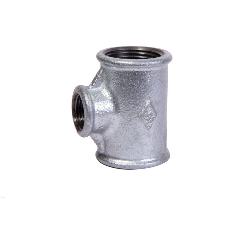Te reductora 3/4X1/2X1/2" galvanizada B1, NR25, NR 130R