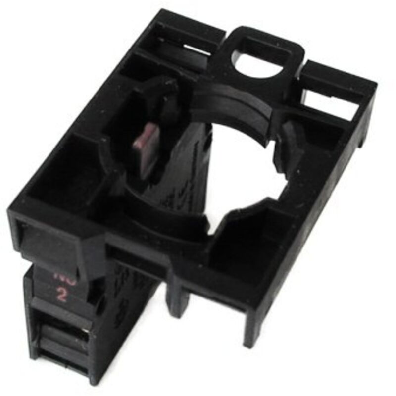 Elemento de contacto M22-AK01 1R montado en el panel frontal