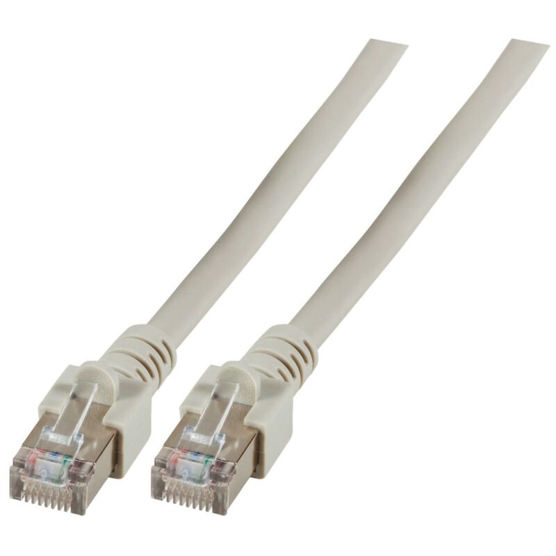 Cable de conexión RJ45 SF/UTP cat. 5e PVC CCA gris 1 m