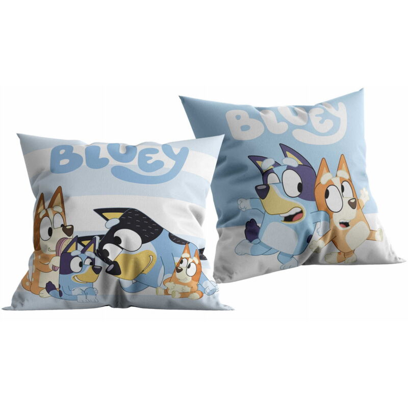 Almohada 40x40 Bluey Blue Dog Hit Cuento de Hadas