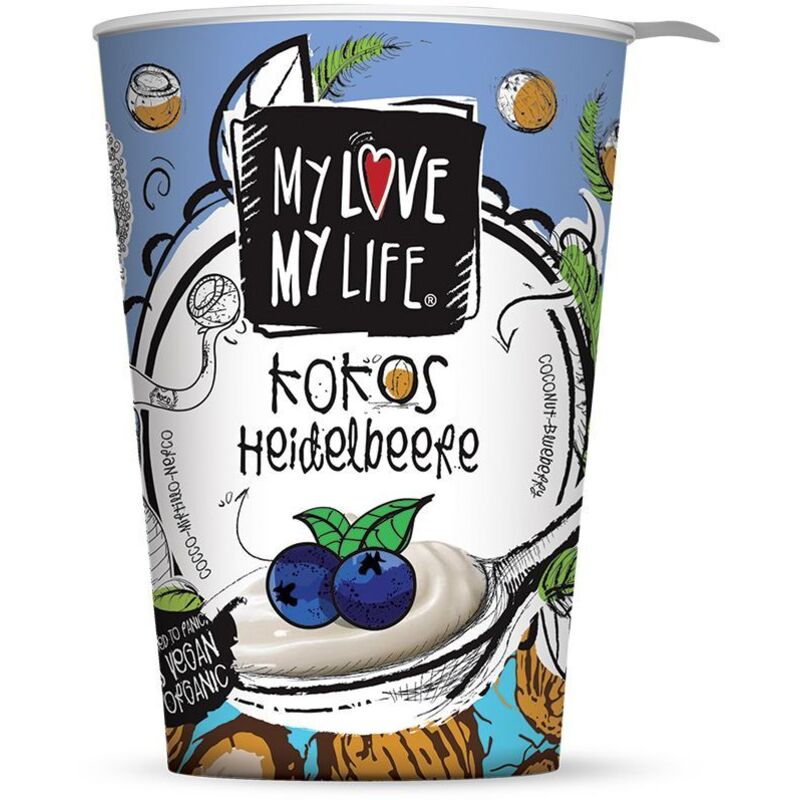 Postre de Coco y Arándanos Sin Gluten Orgánico 180 g - Mi Amor Mi Vida