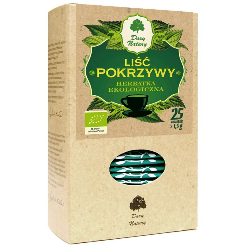 Té de hoja de ortiga orgánico (25 x 1,5 g) 37,5 g - Dary Natury'