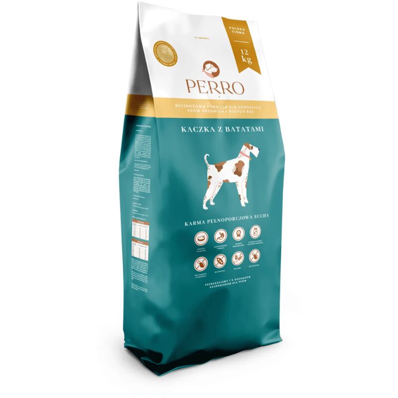 Pienso seco para perros PERRO pato con boniato 12 kg