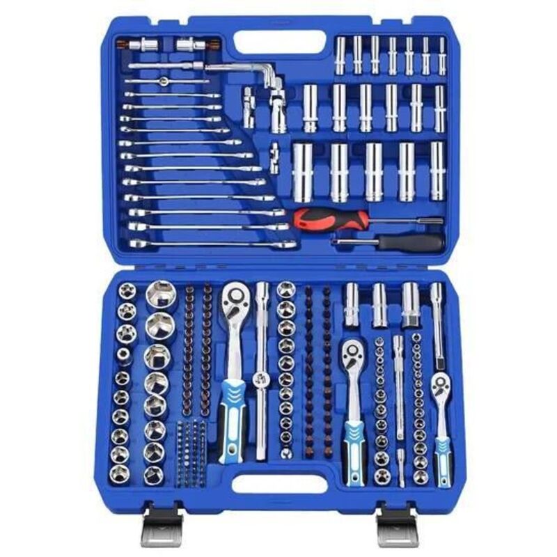 JUEGO DE LLAVES DE VASO 216 PIEZAS