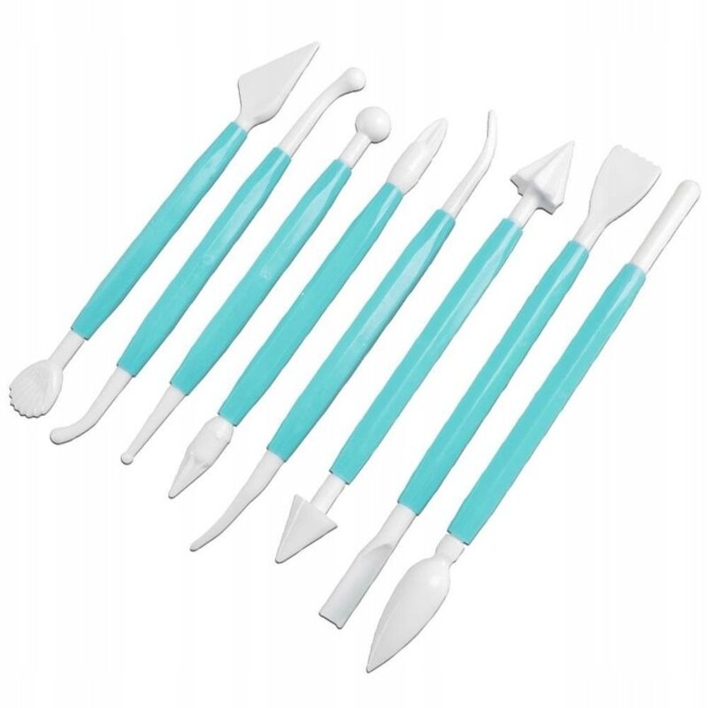 Juego de espátulas de plástico para modelar y decorar pasteles de pasta ...