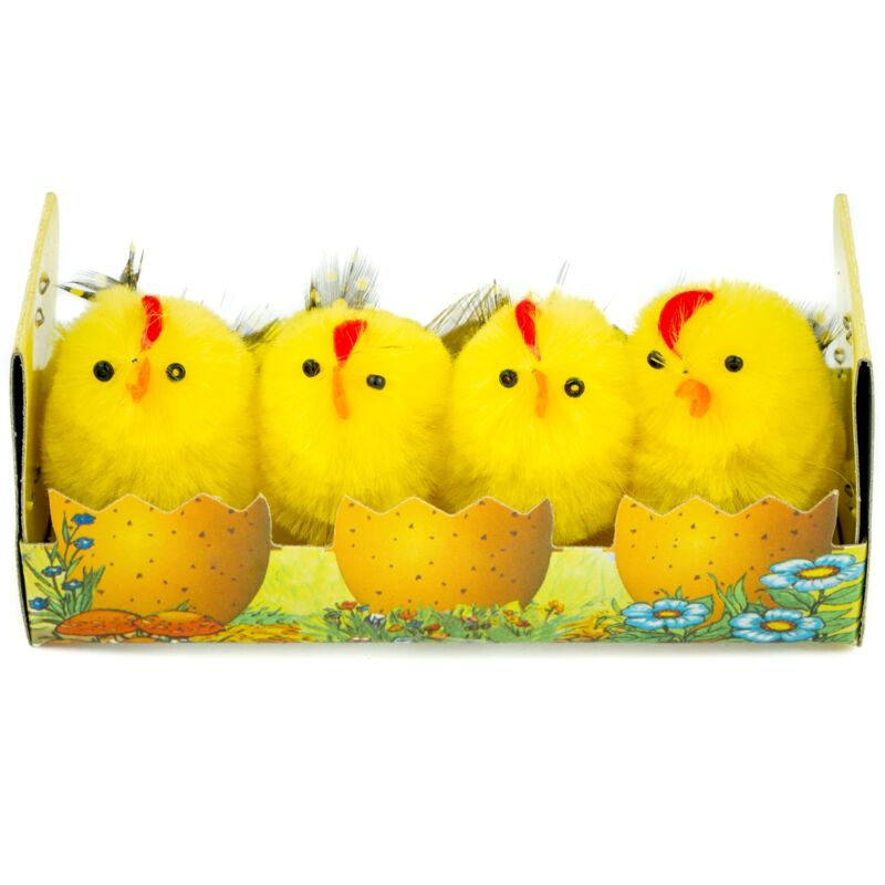 Pollitos de Pascua (4,5 cm, 4 unidades) WKZ-7927