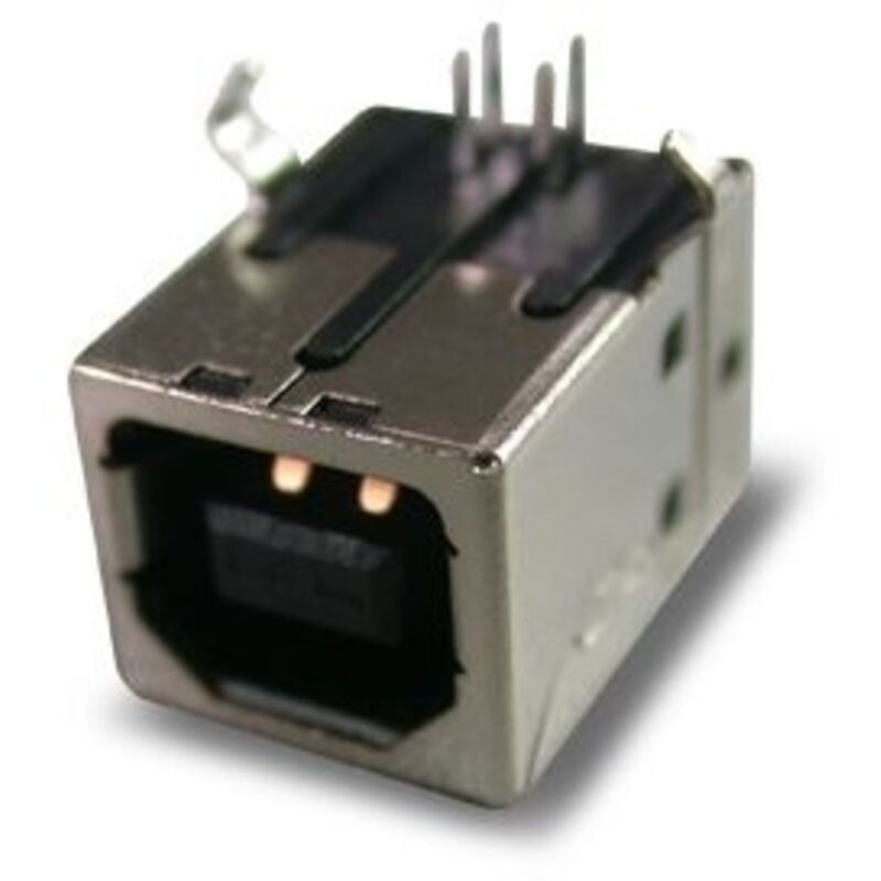 CONECTOR USB TIPO B EN ÁNGULO PARA IMPRESIÓN