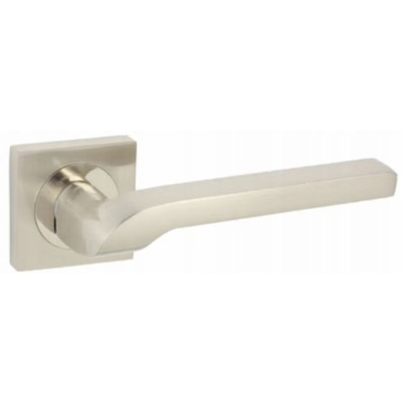 Manija de puerta interior de níquel DOMINO NEMO QR