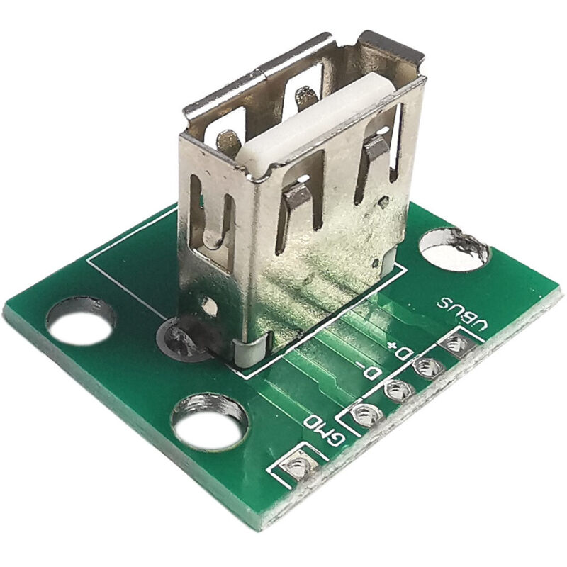 CONECTOR VERTICAL USB A PARA PLACA DE PROTOTIPO