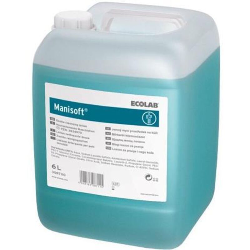 Jabón de manos quirúrgico e higiénico Manisoft Ecolab 6l