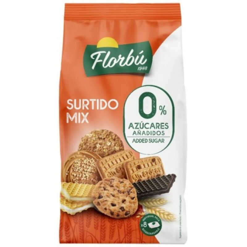 Florbu MIX de galletas y obleas sin azúcar, 270g