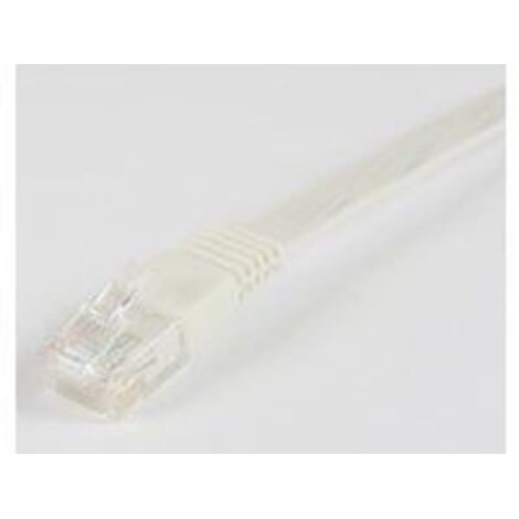 MicroConnect U/UTP CAT5e 5M blanco plano, V-UTP505W-FLAT