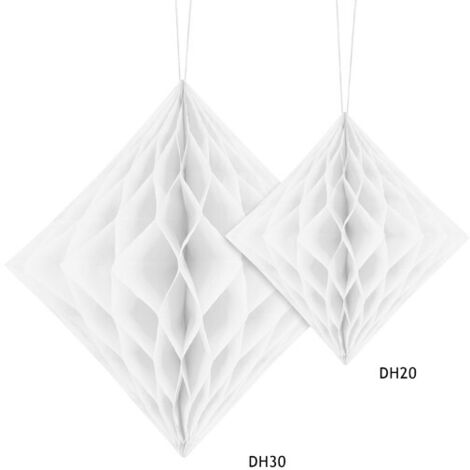 Papel secante diamante, blanco, 30 cm (1 caja / 50 paquetes)