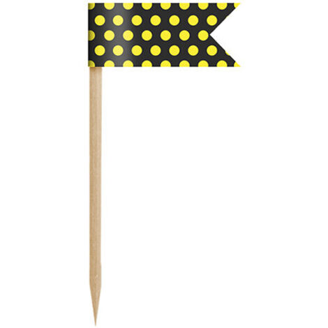 Mini banderines de abeja en piquete, mezcla, 7 cm (1 caja / 50 paquetes ...