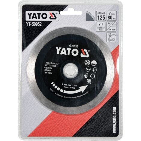 YATO YT-59952 DISCO CONTINUO 125MM PARA CERÁMICA